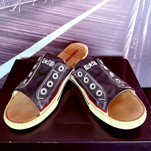 Converse | Shoes | Converse All Star Vintageold School Slides | Poshmark